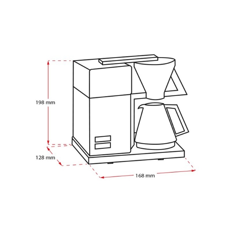Cafetière filtre Aromaboy MELITTA + 40 FILTRES ET 250g de café offert