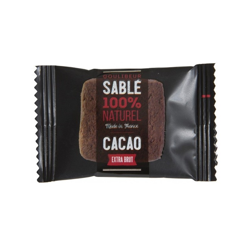 Sachet x 15 extra raw cocoa shortbread - Goulibeur