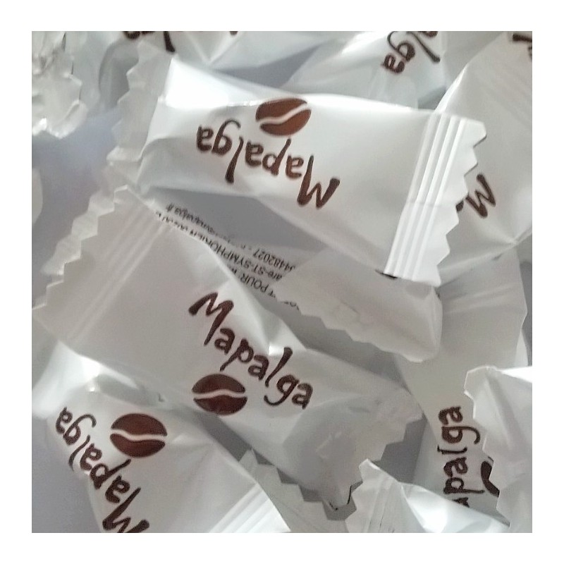 Grain of coffee coated with melting chocolate - MAPALGA