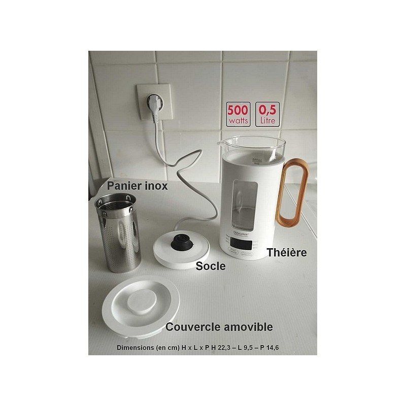 Teazen Evolution Electric Kettle - 0,5L - Naturamix