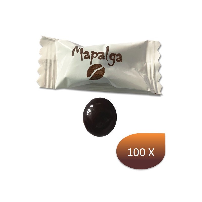 Grain of coffee coated with melting chocolate - MAPALGA